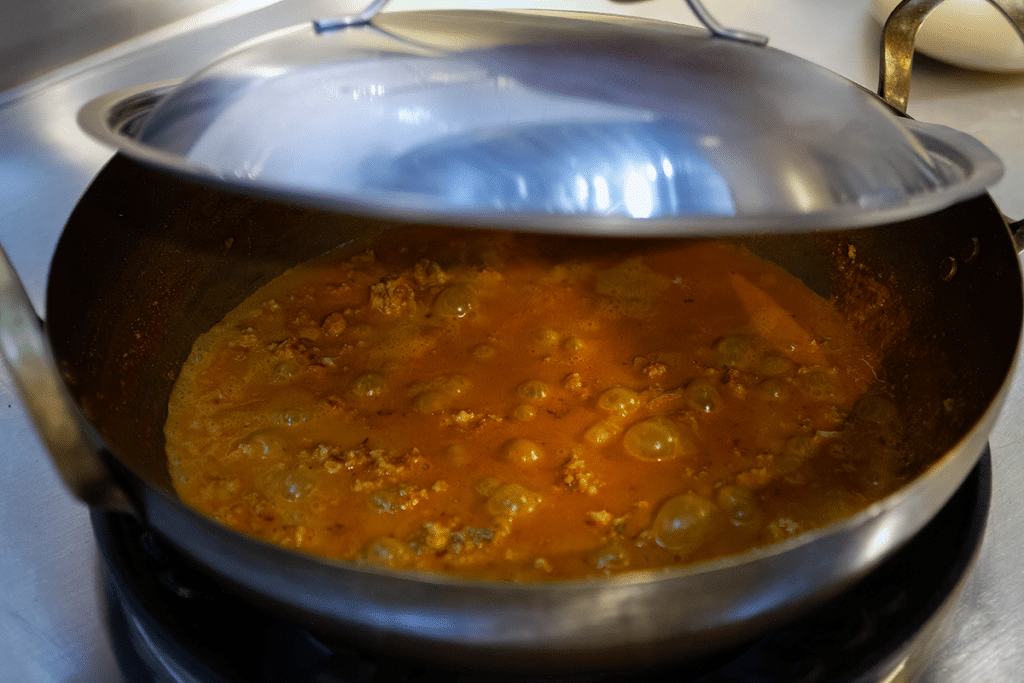 Thaifoodmaster - Minced-Bird Curry with Fish (ปลาช่อนแกงนก)