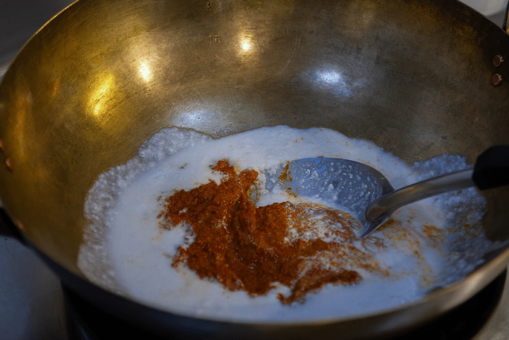 Thaifoodmaster - Pork and Three Beans Minced-Bird Style Curry (แกงคั่ว ...